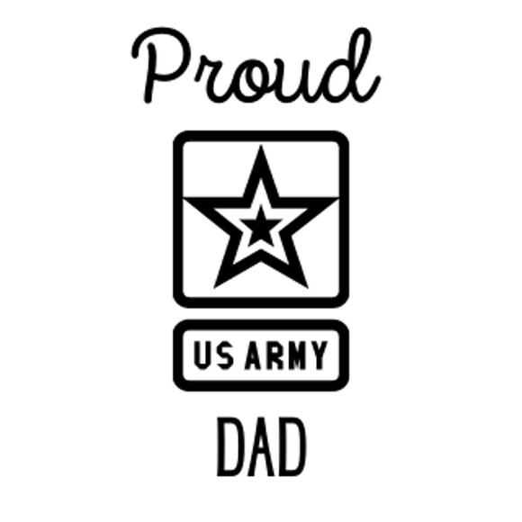 Handmade | Other | Proud Army Dad Car Decal Sticker | Poshmark